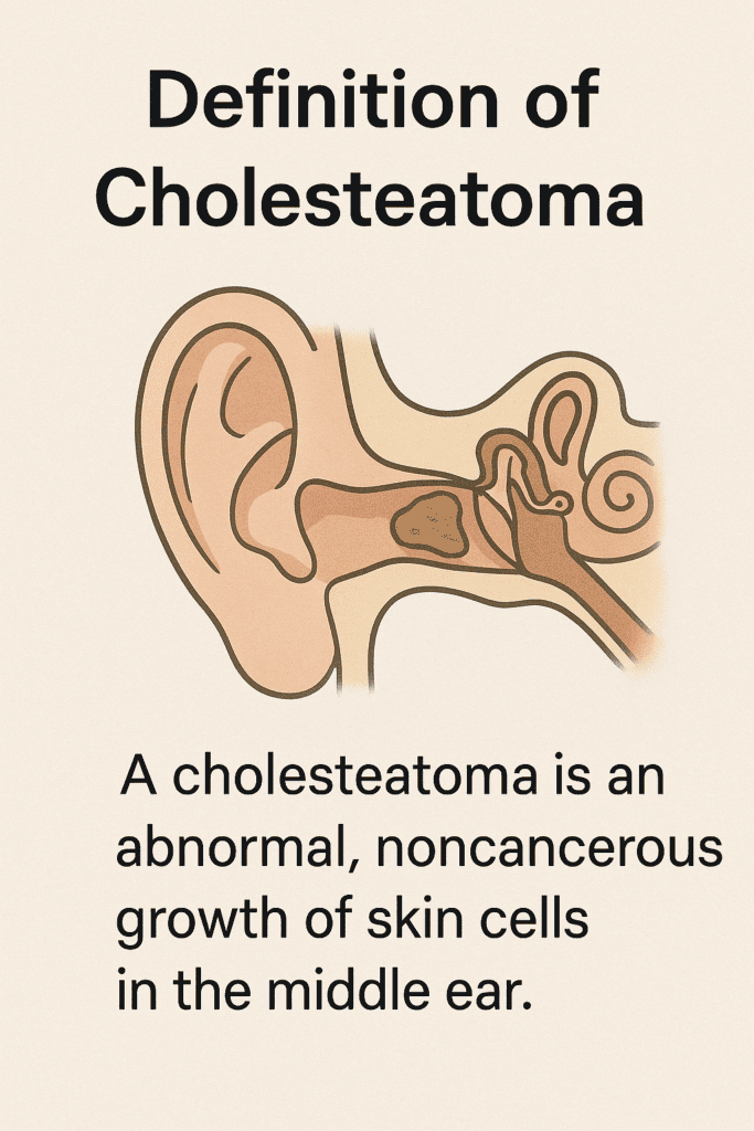 Cholesteatoma treatment without surgery