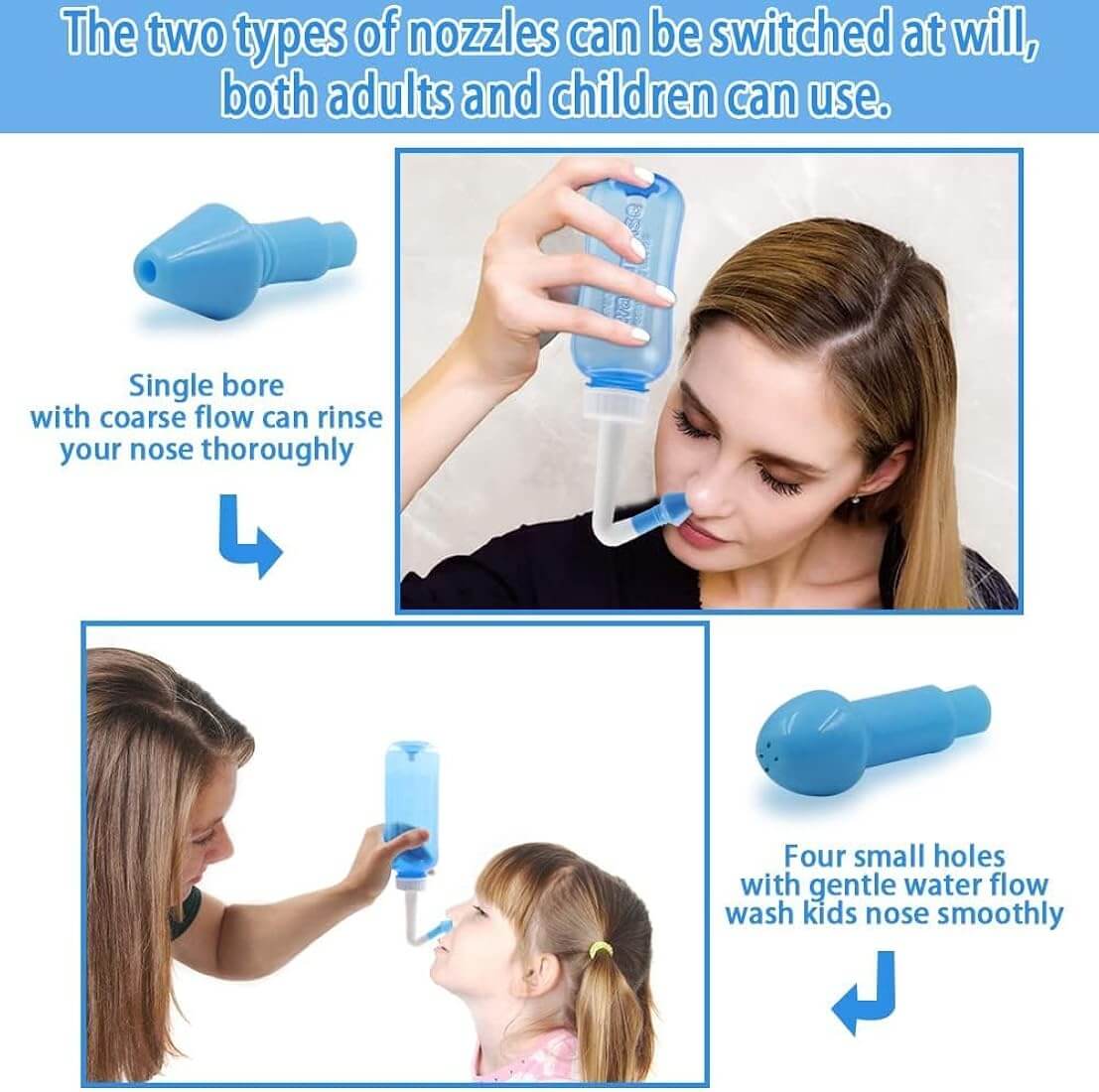 Sinusitis nasal washing
