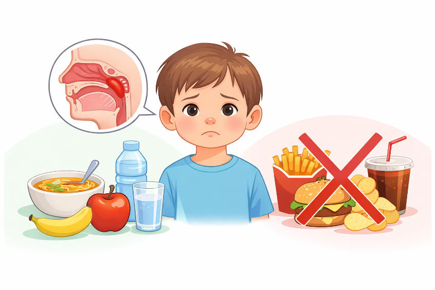 Foods to avoid for adenoids in Marathi